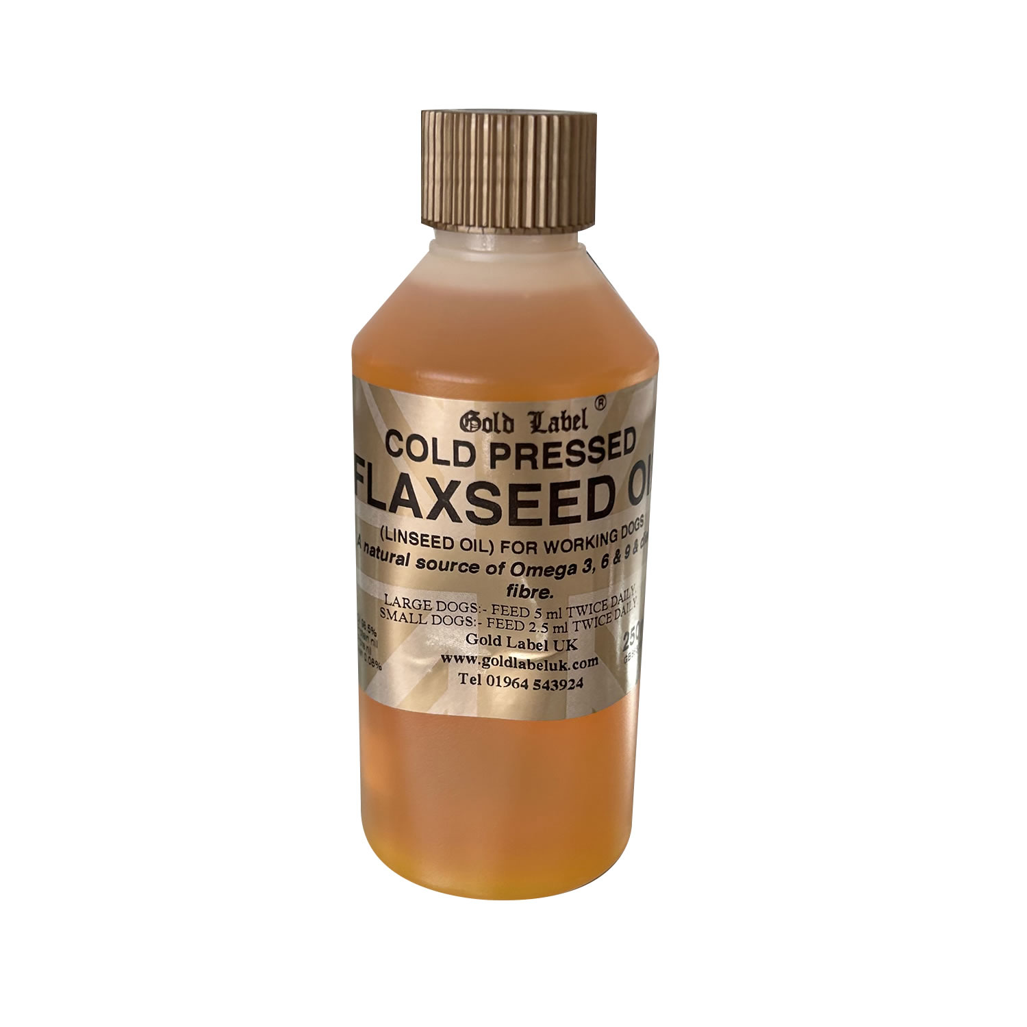 Gold Label Canine Flaxseed Oil - Food4paws